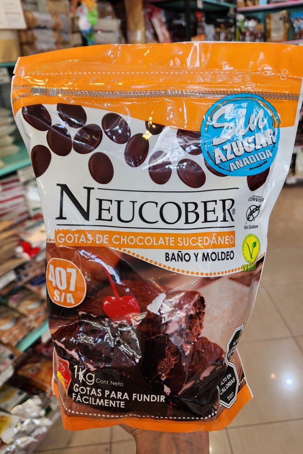 Chocolate sucedaneo neucober 407 sin azucar Kg - Club Repostero