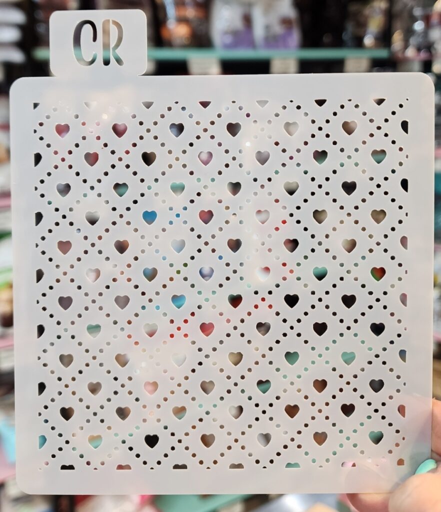 Stencil corazon y puntos - Club Repostero